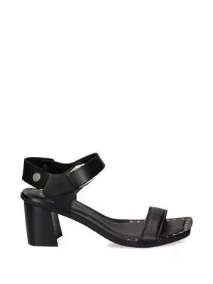 Ash Stud-embellished Leather Sandals - Black