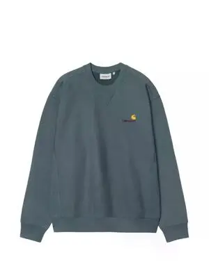 Carhartt Work In Progress American Script Logo Sweatshirt - Blue
