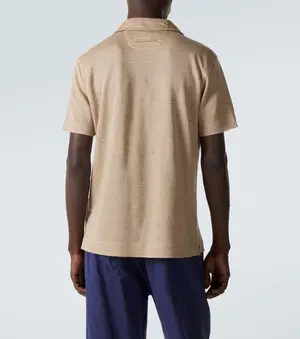 Zegna Linen Polo Shirt