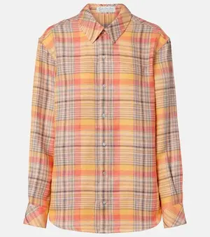 GOD'S TRUE CASHMERE Twilight Linen Shirt - Orange