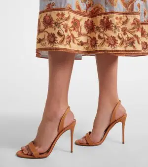 AQUAZZURA So Nude Slingback Sandals
