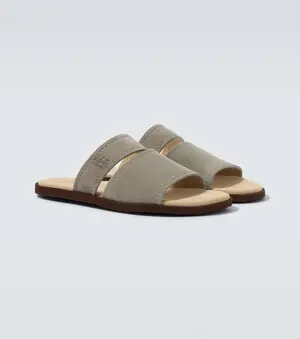 Brunello Cucinelli Slides Sandals For Men