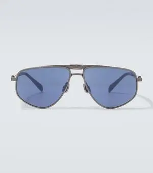 Brunello Cucinelli Aviator Sunglasses - Grey