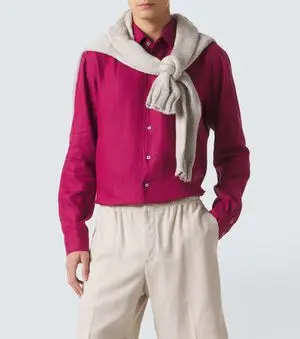 Zegna Linen Shirt - Red