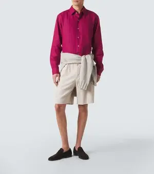 Zegna Linen Shirt - Red