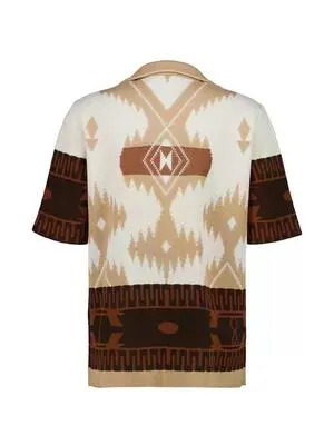 Alanui Patterned Piqué Shirt - Neutrals