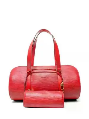 LOUIS VUITTON Epi Soufflot Handbag - Red