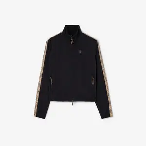 Burberry Reversible Stretch Nylon Jacket With Equestrian Knight Design