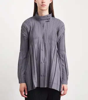 Issey Miyake Pleated Float Coat