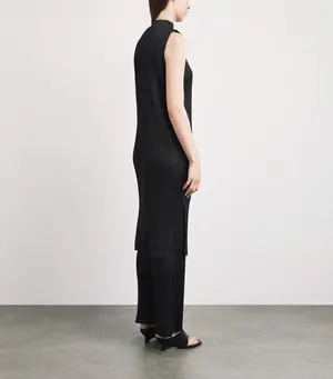 Issey Miyake Swing Solid Midi Tunic Dress