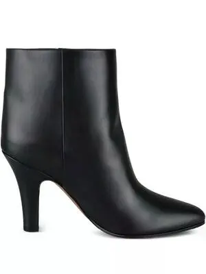 THE ROW 90mm Prudens Leather Ankle Boots - Black