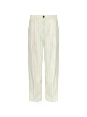ALLSAINTS Olga Pinstripe Wide-leg Trousers