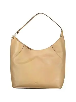 Furla Lara Leather Tote Bag - Neutrals