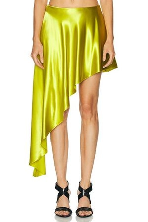 Alaïa Asymmetrical Skirt - Lime