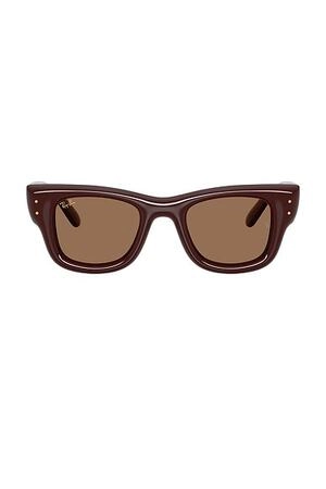 Ray-ban Wayfarer Puffer Square Sunglasses - Maroon