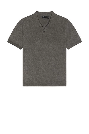Theory Light Bilen Soris Polo - Medium Grey