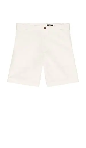 Theory Moonsoft Cotton Standard Shorts - Ivory