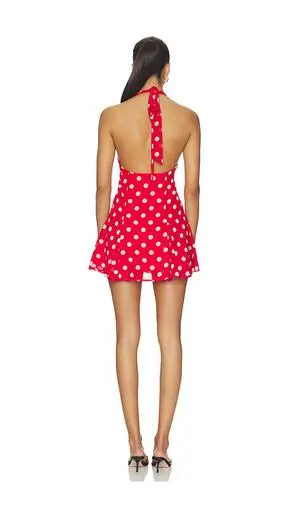 MORE TO COME Olivea Halter Mini Dress