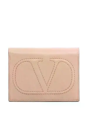 Valentino Garavani Small Vlogo Walk Nappa Wallet