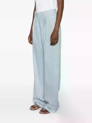 Tagliatore Pleated Wide-leg Trousers