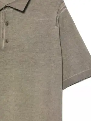 KANGRA Faded-effect Polo Shirt