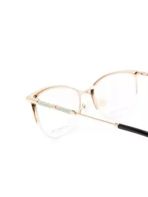 Carolina Herrera Glitter Detail Cat-eye Eyeglasses - Black