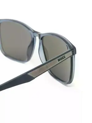 BOSS Rectangle Frame Sunglasses - Blue