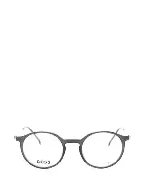 BOSS Round Frame Eyeglasses - Grey