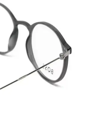 BOSS Round Frame Eyeglasses