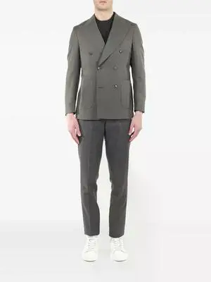 Al Duca D'aosta Double-breasted Cotton Blazer