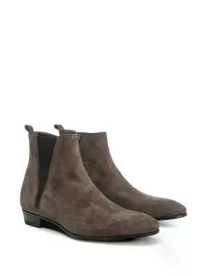 LIDFORT Suede Zip-fastening Ankle Boots