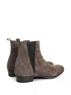LIDFORT Suede Zip-fastening Ankle Boots
