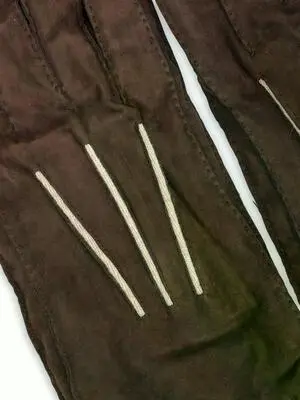 Fedeli Suede Gloves With Cashmere Lining