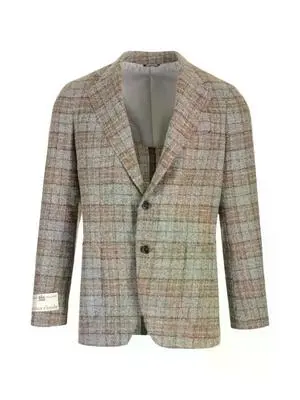 Al Duca D'aosta Single-breasted Tartan Blazer