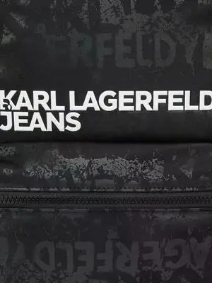 Karl Lagerfeld Logo Print Backpack