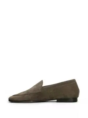 ANNIEL Annie Suede Almond Toe Loafers