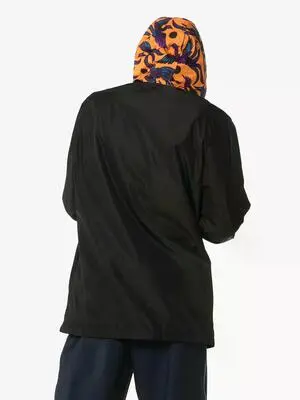 Kenzo Logo Print Hooded Windbreaker Jacket