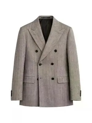 Tagliatore Double-breasted Peak Lapel Blazer