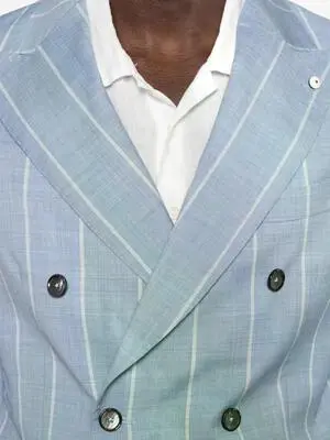 LUIGI BIANCHI MANTOVA Pinstripe Double-breasted Suit