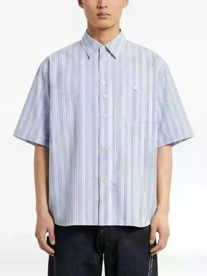 Undercover Striped Short-sleeve Shirt