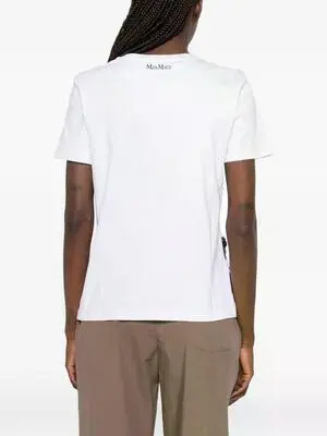 Max Mara Sequin-embellished Graphic-print T-shirt