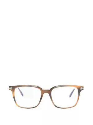 TOM FORD Square Frame Glasses - Neutrals