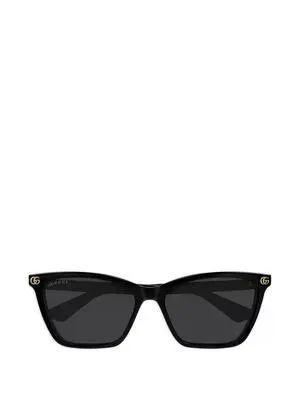 Gucci Cat Eye Sunglasses With Double G Logo - Black