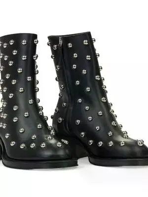 LANVIN Stud-embellished Zip Boots