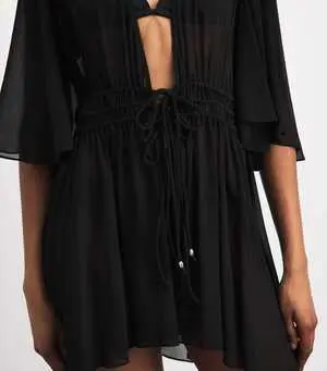 ERES Silk Muslin Operette Short Kaftan