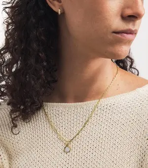 JADE TRAU Mini Diana Pavé Diamond Charm