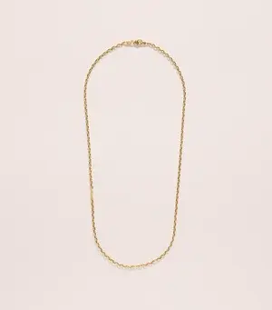 JADE TRAU No. 70 Rectangular Link Chain Necklace