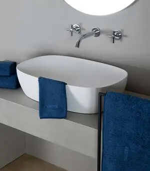 Frette Cotton Unito Bath Towel - Blue