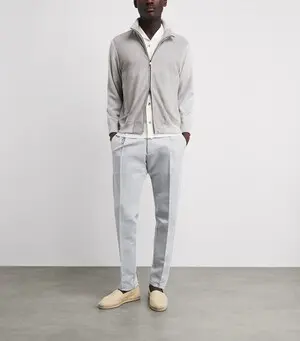 Paul & Shark Suede Bomber Jacket
