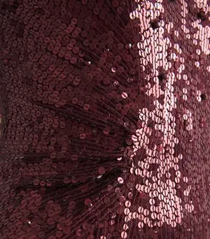Jenny Packham Sequinned Gown - Red
